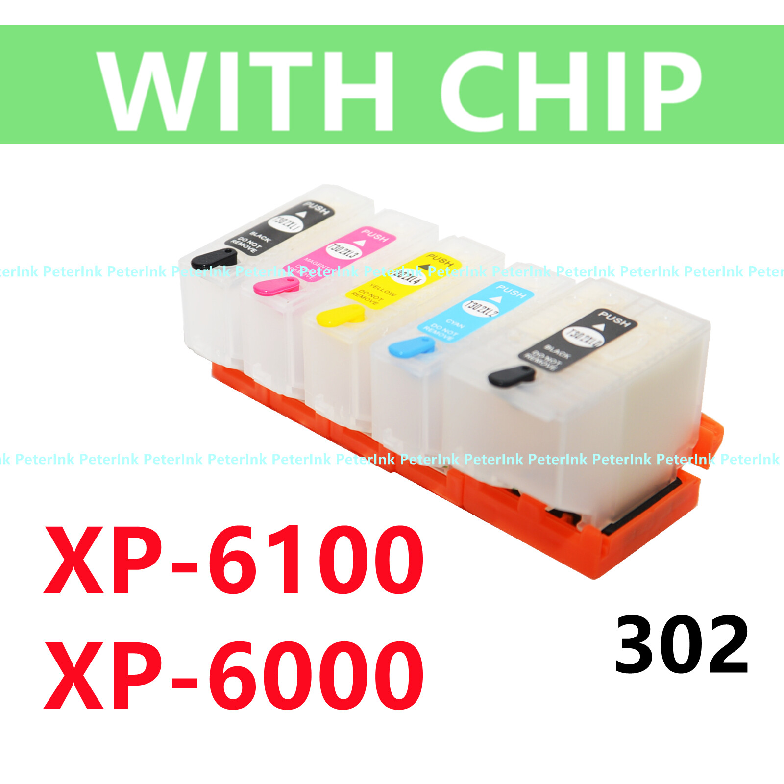 Epson T302 302 XL Empty Refillable Ink Cartridge | For Epson XP-6000 XP ...