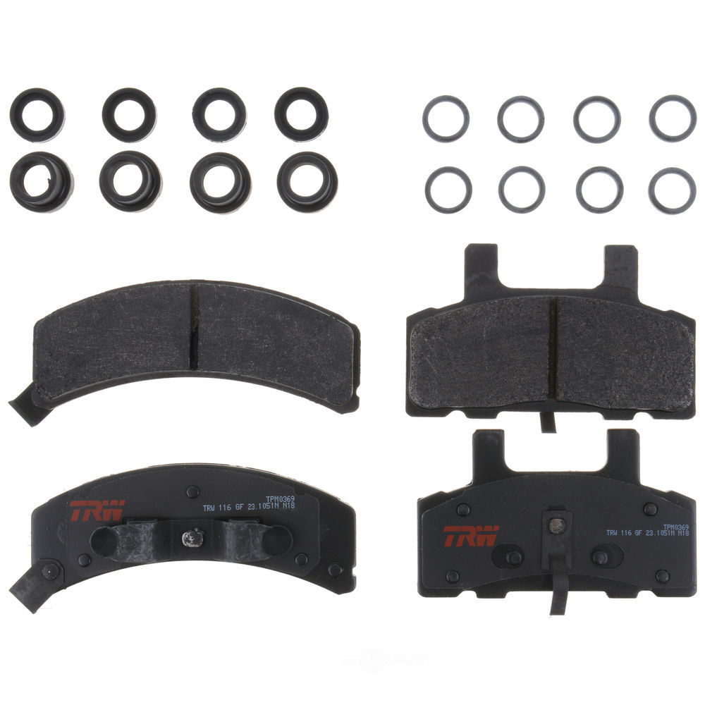 Disc Brake Pad Set-Premium Disc Brake Pad TRW TPM0369 for sale online ...
