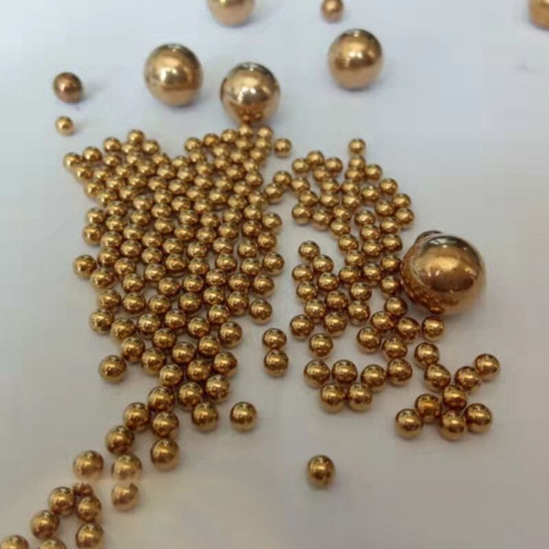 Brass Copper Ball Industry Solid Ball Bearing For Business Industrial ...