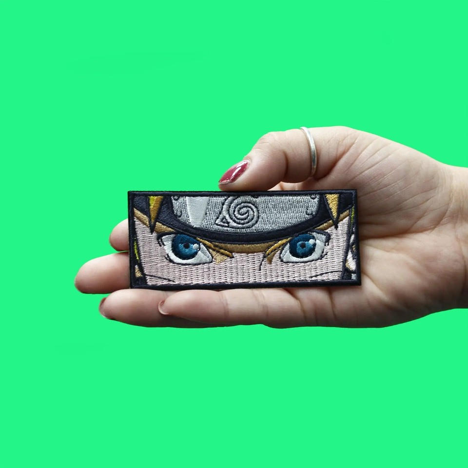 Official Naruto Patch Naruto Eyes Embroidered Iron On | eBay