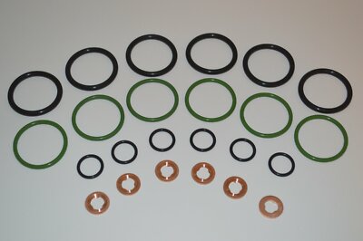O-Ring for Detroit DD15 Injector Kit Set of 6 External | Fuel Injector