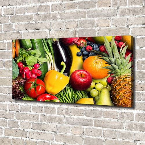Tulup Image Sur Toile Tableau Imprimé 140x70cm - Légumes Et Fruits | eBay