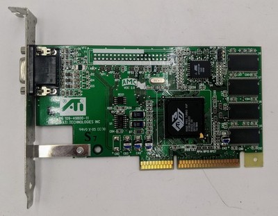 ATI 3D Rage Pro Turbo 8MB AGP Graphics Card- 109-49800-11 | eBay
