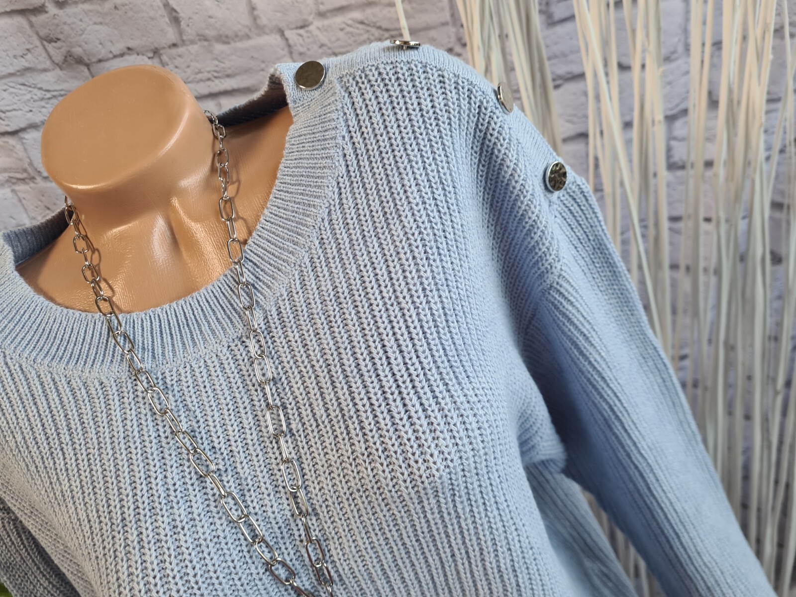 Pulli Pullover Tamaris weicher Stoff angenehm Gr. 36 bis 44/46 blau Ton ...