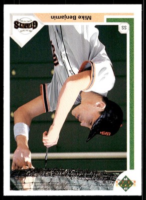 1991 Upper Deck 651 Mike Benjamin San Francisco Giants Baseball Card | eBay