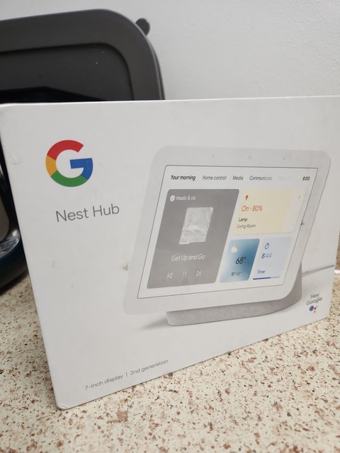 Google Nest Hub (2nd Gen.) Smart Display - Chalk (GA01331-US) for sale ...