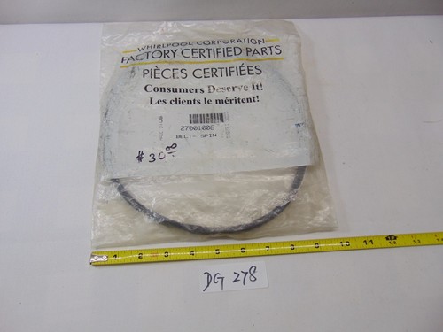 Whirlpool Washing Machine Drive Belt WP27001006 New Genuine OEM ...