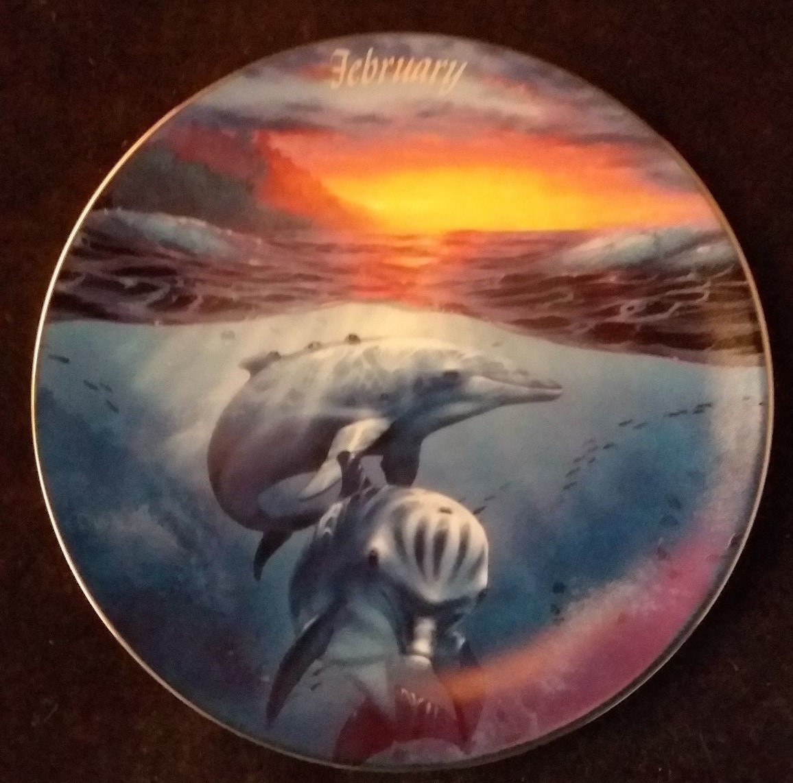 COLLECTOR PLATES: CHRISTIAN LASSEN: A YEAR IN PARADISE FEBUARY | eBay