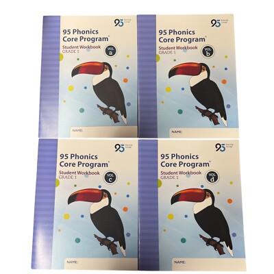 95 Phonics Core Program Student Workbook Grade 1 Vol. A - D | eBay
