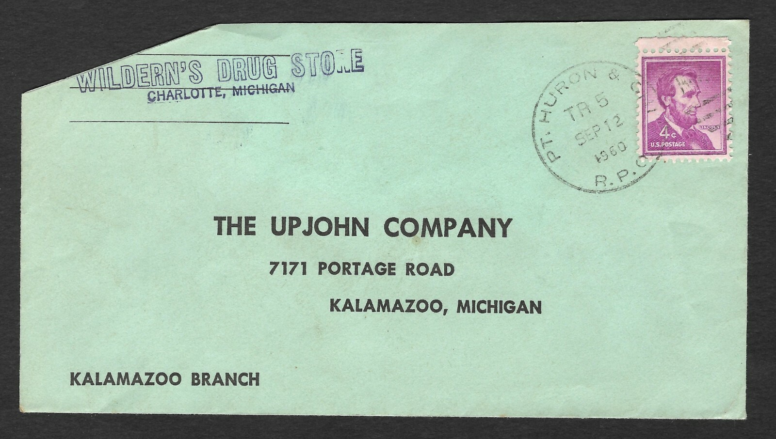 Railroad Post Office Cover from Chicago to ? - Trip 437 - Dated 1938 ...