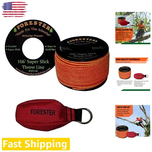Premium Arborist Throw Line Kit - Ultra Slick Polyester Rope with ...