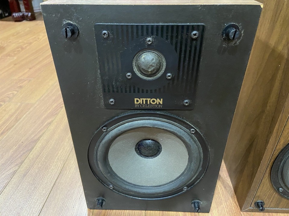 Pair Celestion Ditton 100 2 Way Bookshelf Speakers 8 Ohms 50W Made In ...
