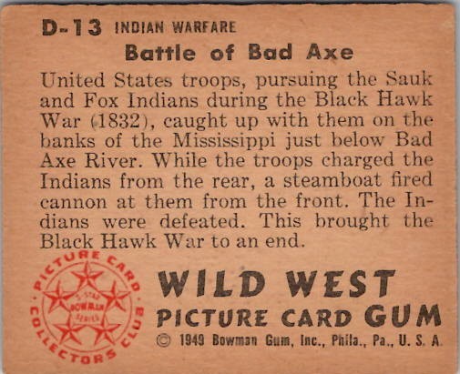 1949 Bowman WILD WEST Trading Cards You Pick *FINISH YOUR SET* | eBay