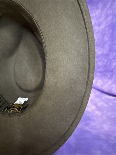 Dorfman Pacific DPC USA Brown 100% Wool Felt Men's Western Hat Size L ...