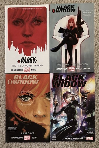 BLACK WIDOW (2014, Edmondson) Vol 1 2 3 + No Restraints Play (2019) TPB ...