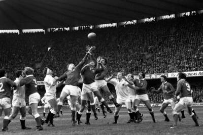 Welsh Trio Of Geoff Wheel Clive Davis And Ian Stephens 1981 OLD RUGBY ...