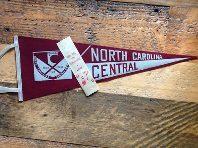 HBCU 1980's NORTH CAROLINA CENTRAL UNIVERSITY Pennant Eagles of Durham ...