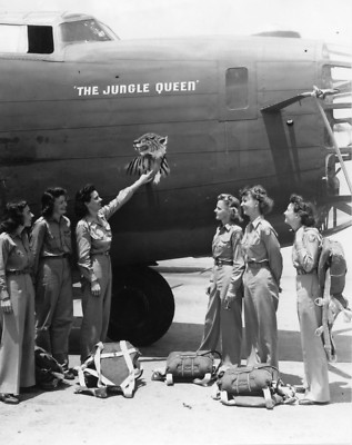 WW2 WWII Photo World War Two / WASP's with B-24 Liberator Love Field ...