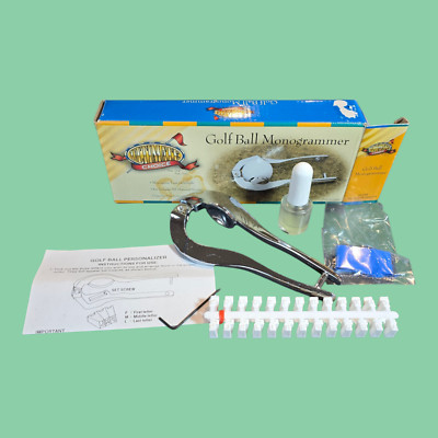 Ultimate Choice Golf Ball Monogrammer Imprinter New in Box | eBay
