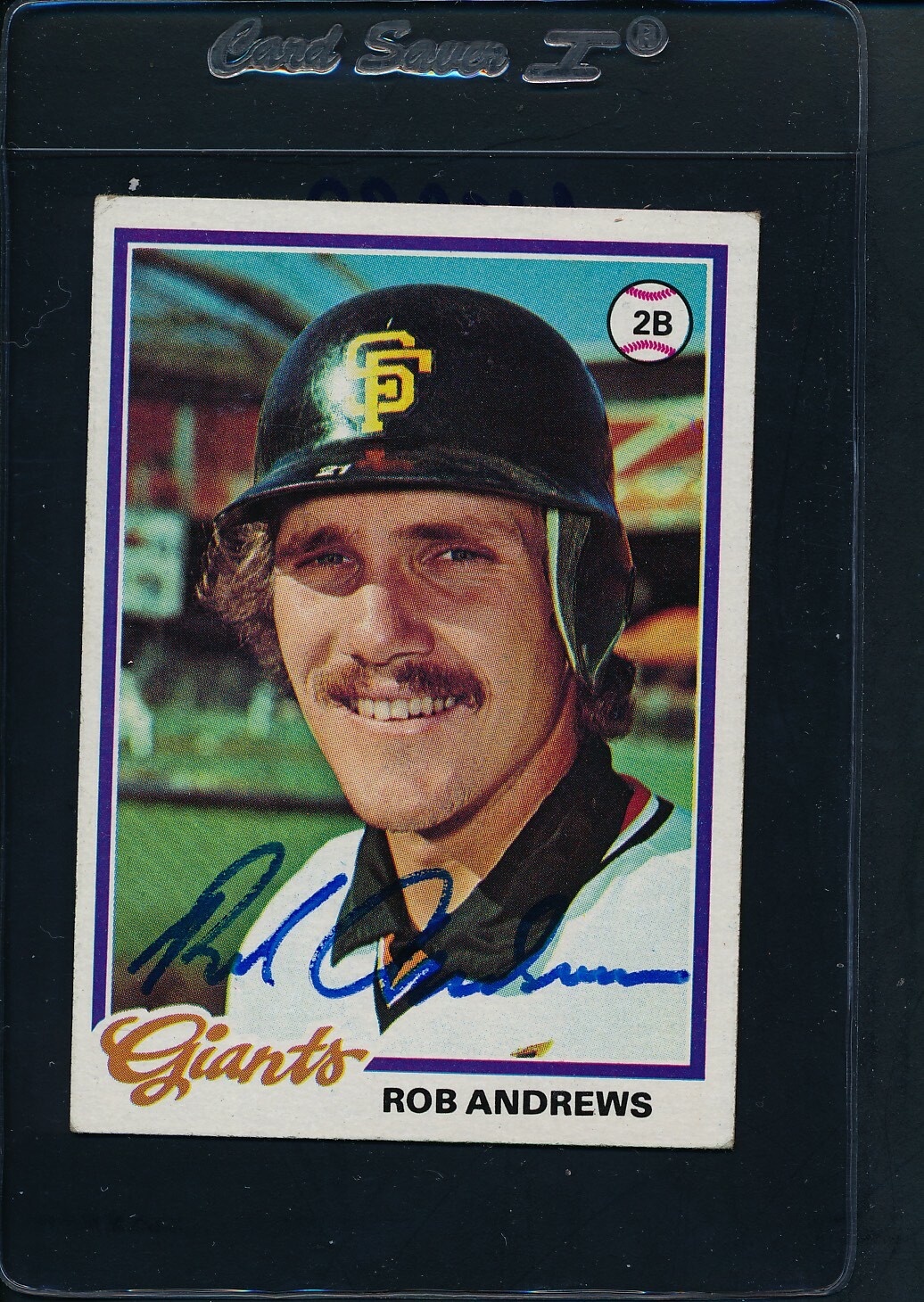 1978 Topps #461 Rob Andrews Giants Signed Auto *48099 | eBay