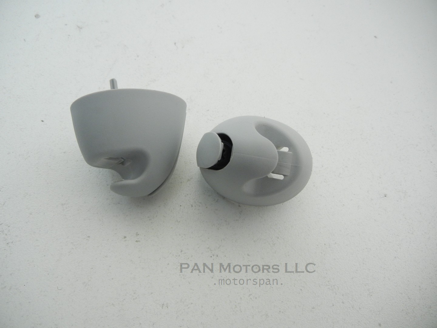 MINI Cooper R56 sun visor clip light gray left right pair 06-12 OEM | eBay