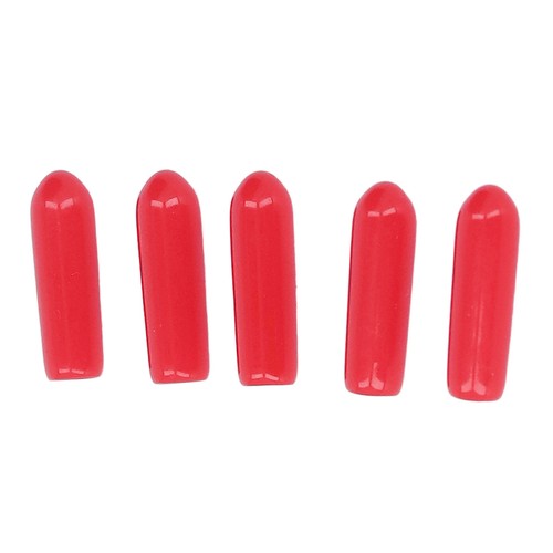 200Pcs Screw End Cap Flexible PVC Male Thread Protective Cover Flame ...