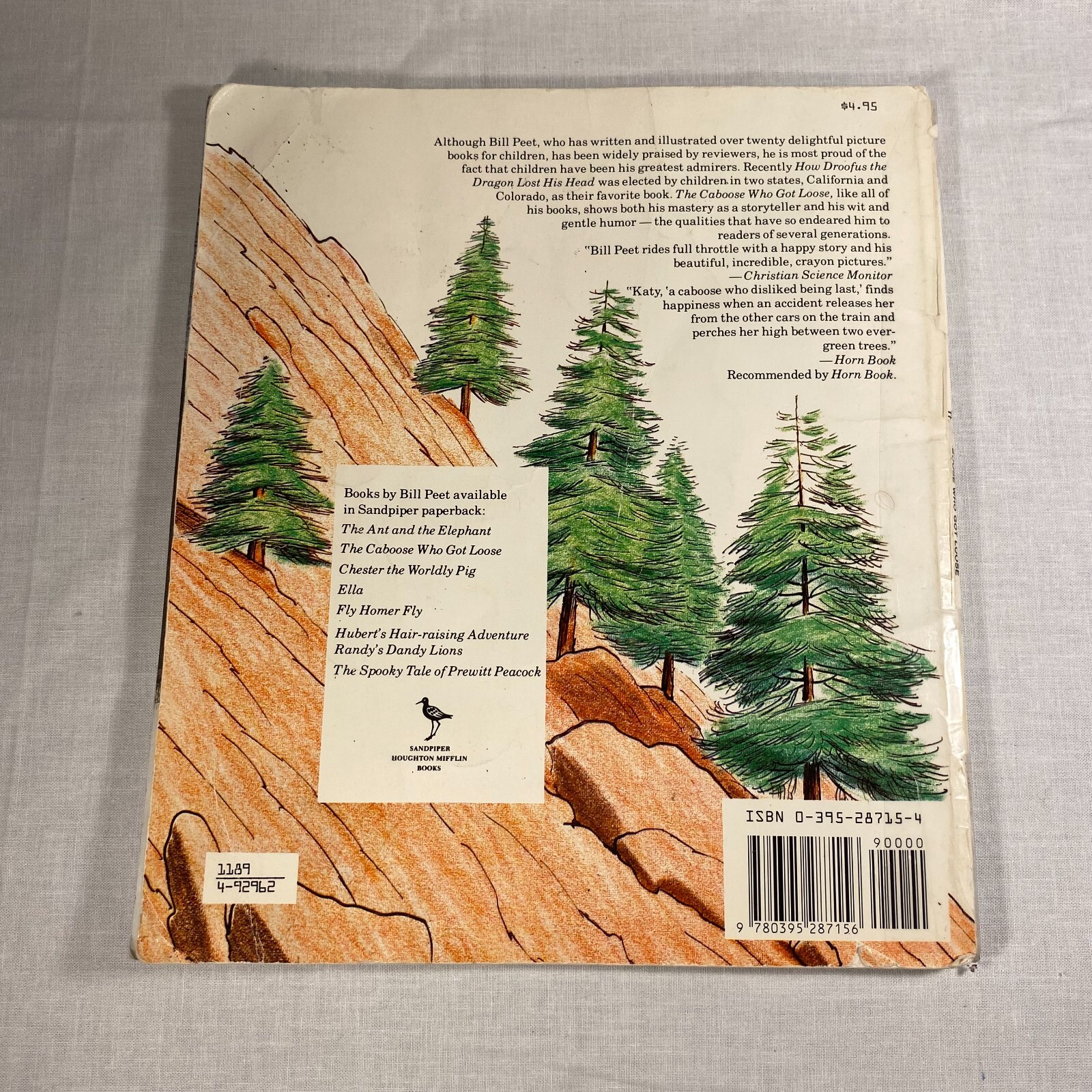 The Caboose Who Got Loose by Bill Peet - Children's Paperback Book ...