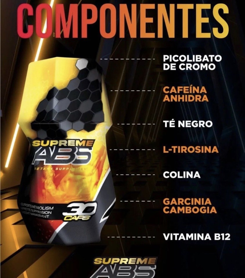 Lipoblue Supreme ABS/ Weight Loss Dietary Supplement /Fat Burner Lipo ...