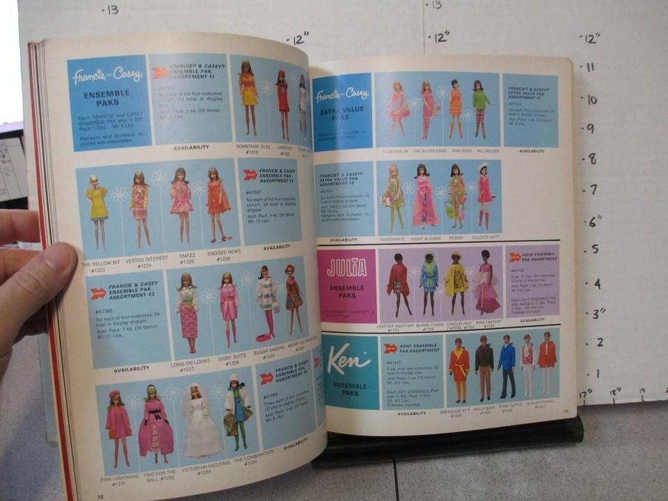 MATTEL 1969 TOYS doll catalog Hot Wheels Matt Mason Thingmaker Barbie ...
