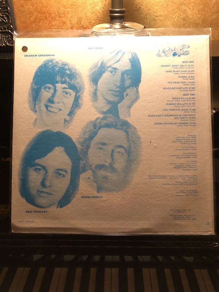 10cc FIRST AlBUM Debut Self Titled 1973 Promotional Copy | eBay