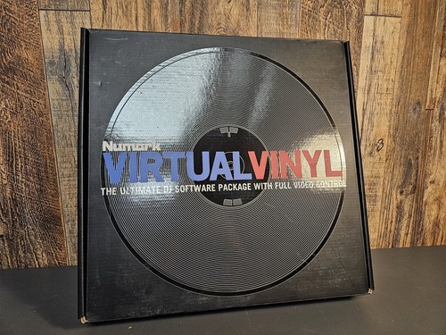 NUMARK Virtual Vinyl DJ Software Package W Installation Cd And Control ...