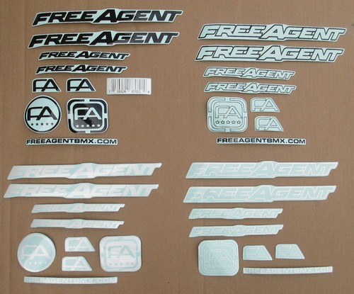Sticker FREE AGENT FRAME STICKER PACK QUANTITY 34 pieces | eBay