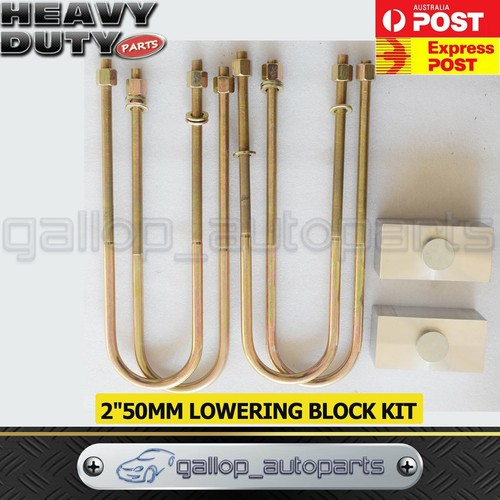 2" 50MM Solid Lowering Block Kit for Ford Falcon AU BA BF FG 1998-2014 ...