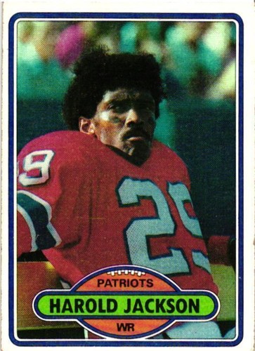 HAROLD JACKSON 1980 Topps Football #7 FREE SHIPPING B12R4S17P5 | eBay
