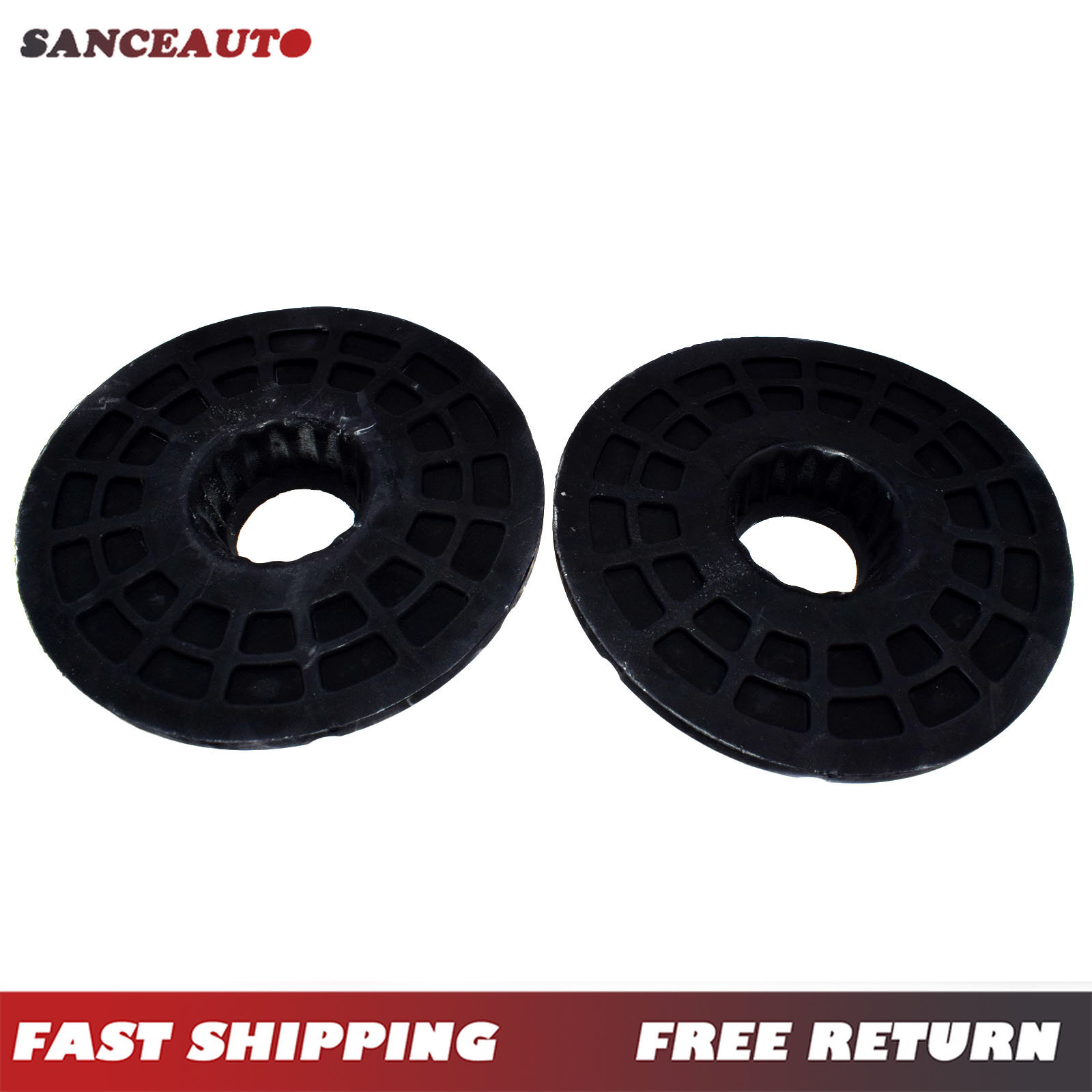 2PCS For Saab 9-3 2003-2011 Coil Spring Pad Spring Support Rear Upper ...