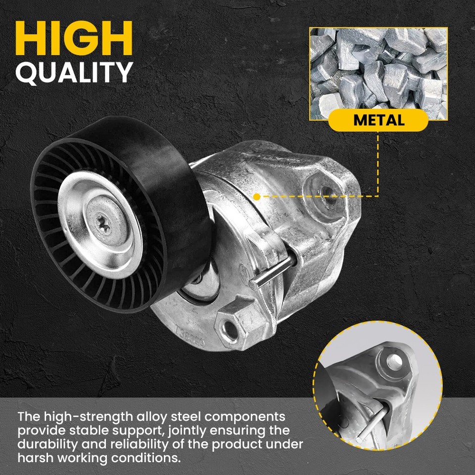 Drive Belt Tensioner Pulley Kit For Mercedes-Benz E550 C230 CLK350 SLK ...