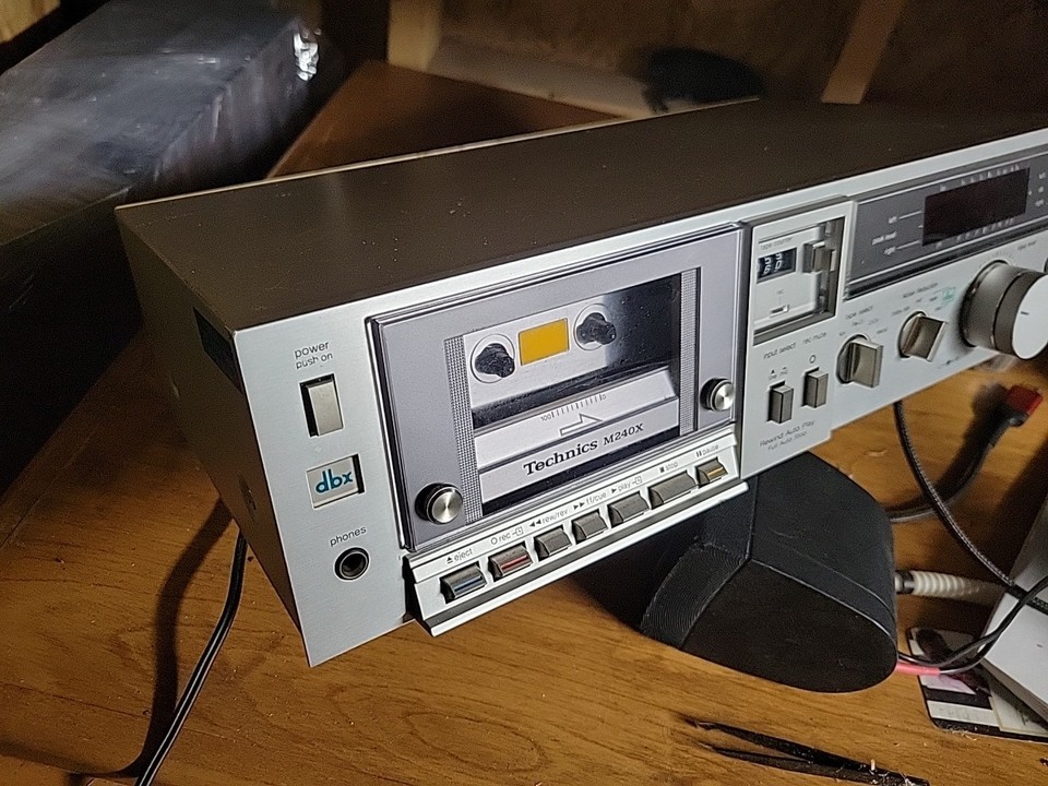 Technics RS-M240X dbx cassette tape player/recorder Tested Working ...