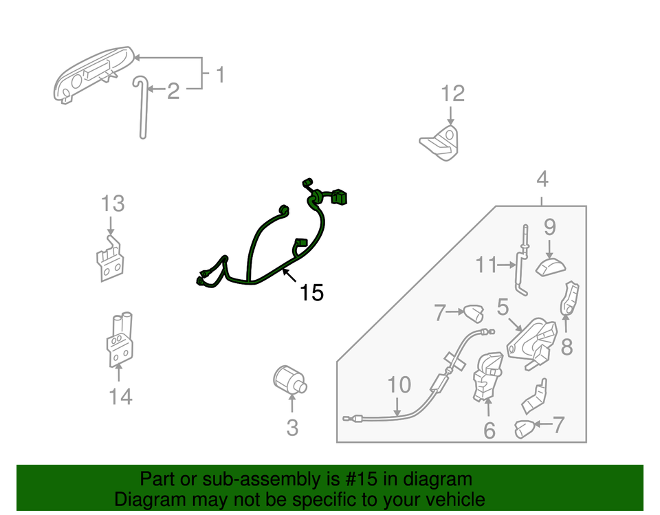 Genuine Ford Wire Harness 7L2Z-14632-AA | eBay