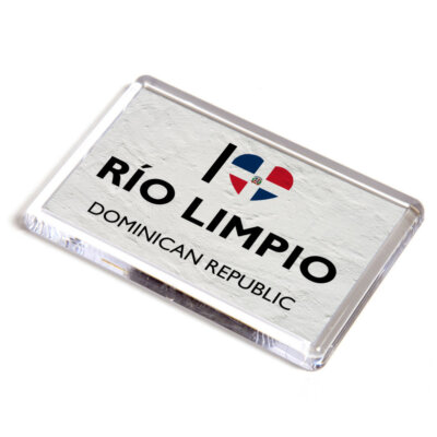 FRIDGE MAGNET - I Love Rio Limpio, Dominican Republic | eBay UK