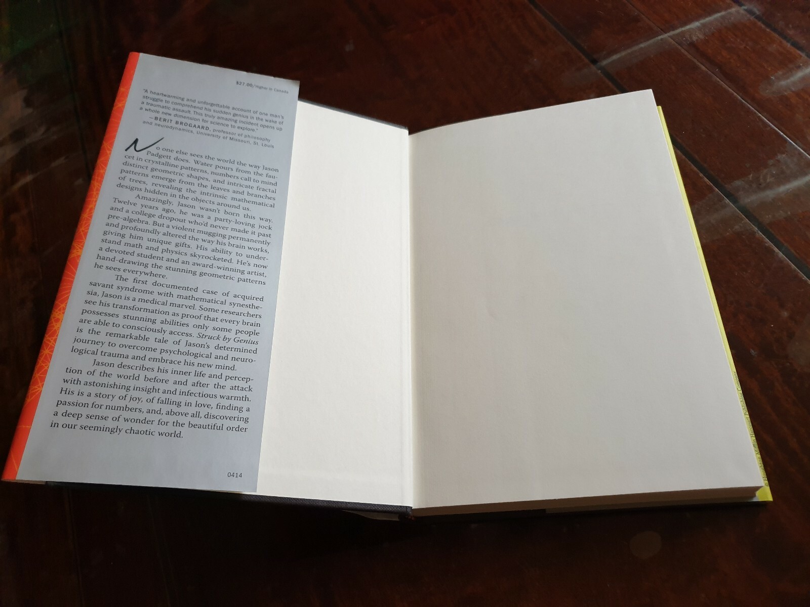 Struck by Genius How a Brain Injury Made Me a Mathematical Marvel by ...