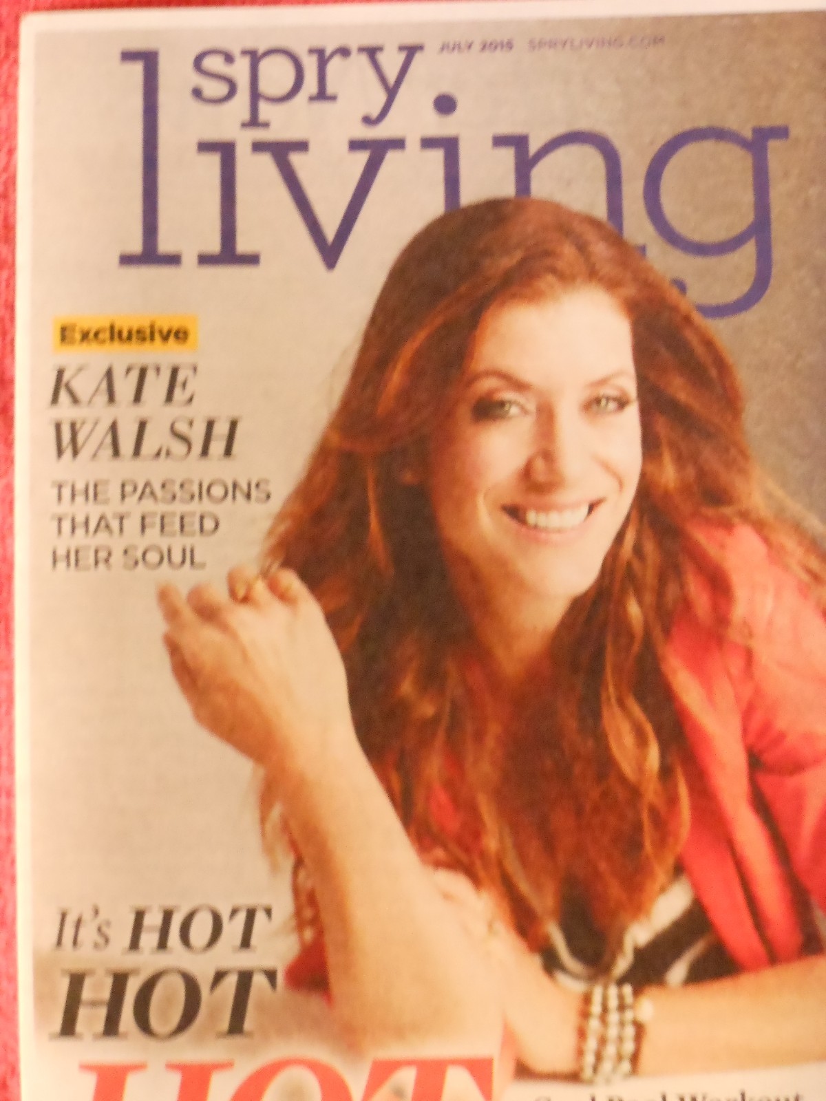 SPRY LIVING JULY 2015 KATE WALSH COOL POOL WORKOUT LOW-CAL SUMMER SIPS ...