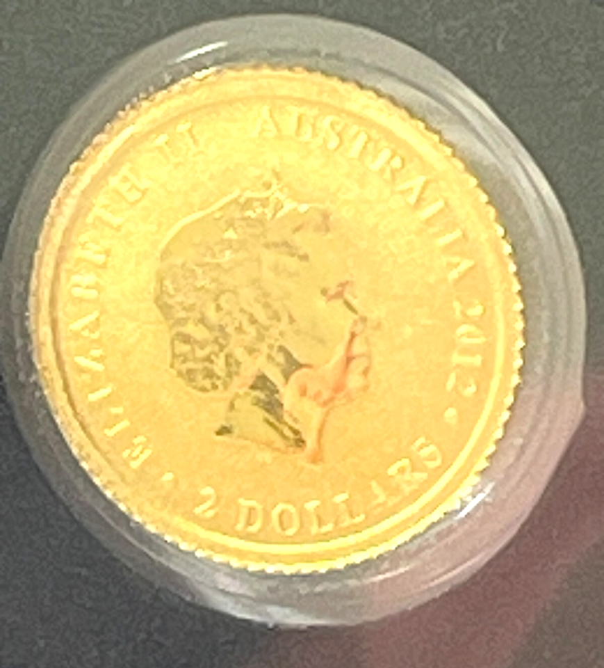 2012 Mini Roo Kangaroo Gold Coin 0.5g .9999 Fine AU Perth Mint #627B | eBay