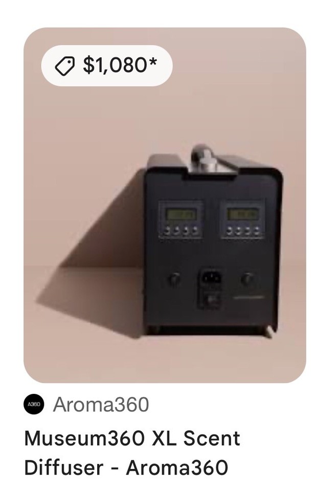 Aroma360 Museum360 XL Scent Diffuser Whole Home Fragrance Oil Diffuser ...