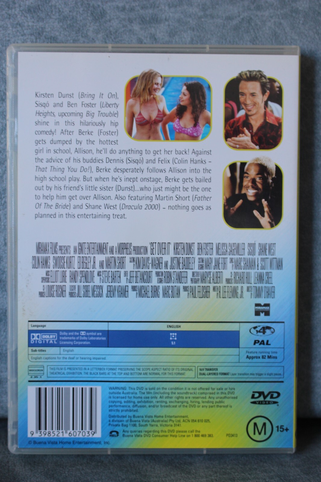 Get Over It! - Kirsten Dunst, Sisqo (VGC/NM) DVD Free Post [M] | eBay ...