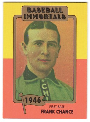 Frank Chance 1980 TCLM Baseball Immortals Trading Card # 40 | eBay