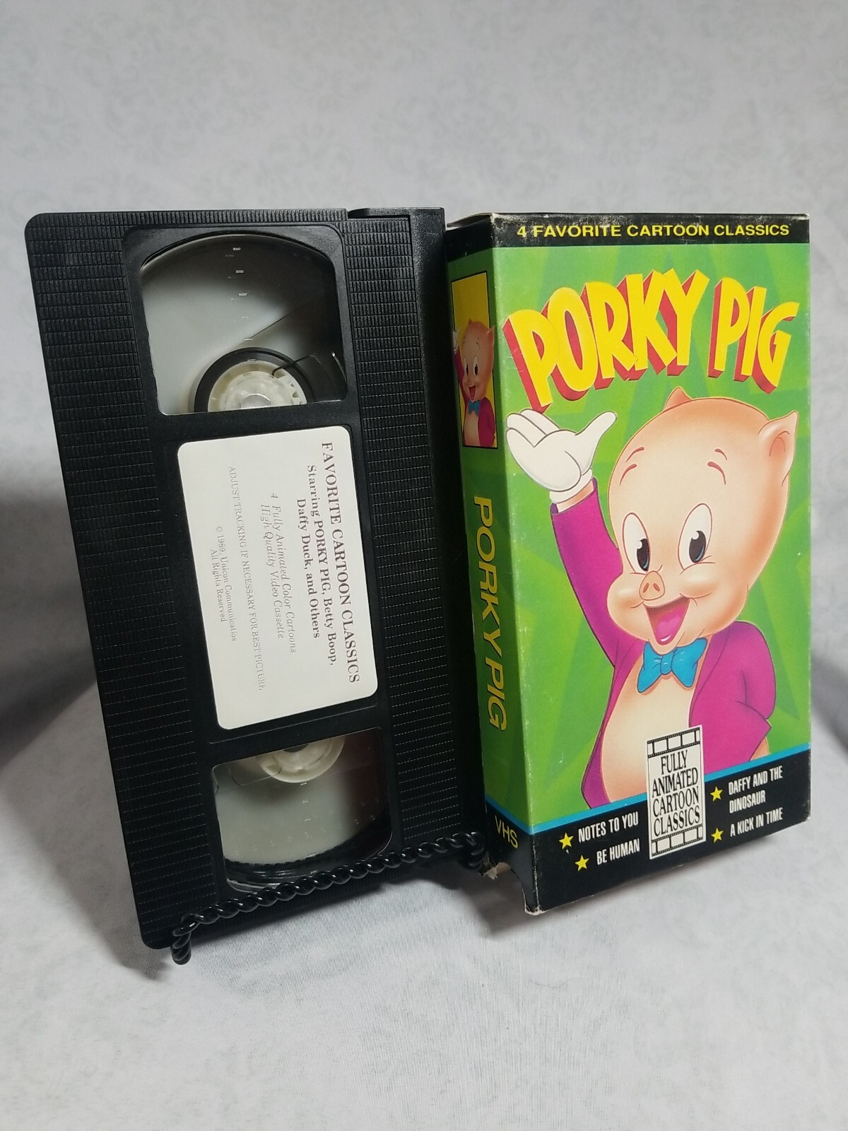 Porky Pig 4 Animated Classics VHS VCR Video Tape Movie Used Cartoon ...