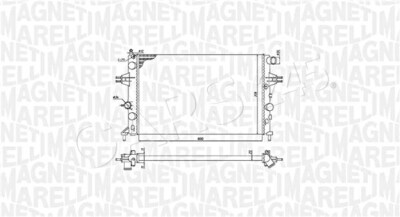 MAGNETI MARELLI Radiator For OPEL VAUXHALL Astra G Zafira A Astra Mk IV ...