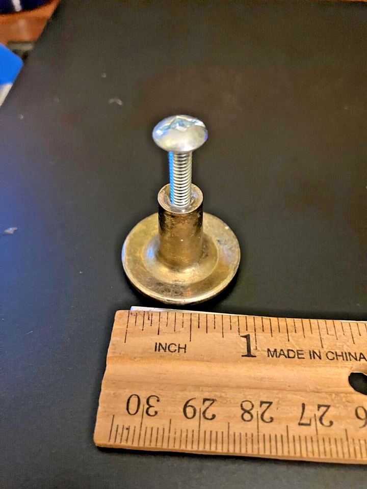 Edison Diamond Disc Phonograph Gold Brass Storage Door Knob | eBay