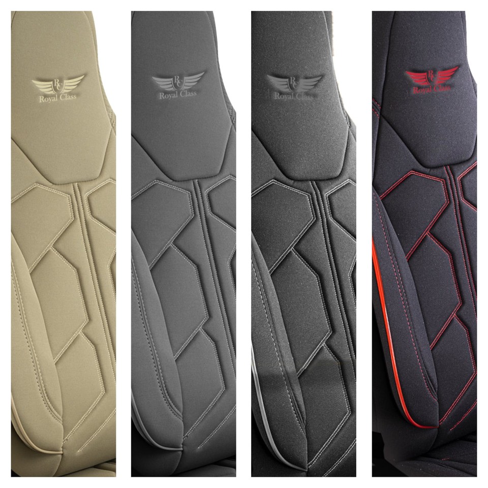 Coperture Per Sedili Per Mercedes Benz Classe C (Nero-Grigio) 429L01 | eBay