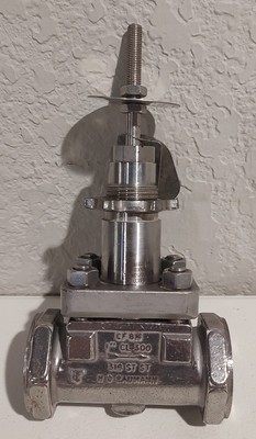 1" Fisher baumann 24588s CL300 stainless steel control valve body- NEW ...